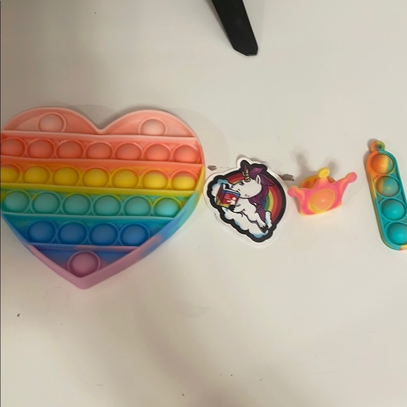 Toys | Pink And Orange Puzzle Fidget Toy | Poshmark